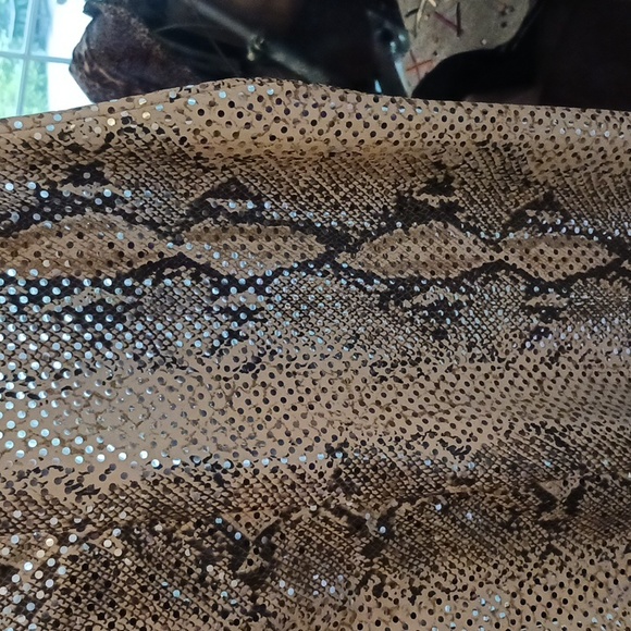 Zoom | Dresses | New Gorgeous Zoom Snake Print Shimmer Dress L | Poshmark